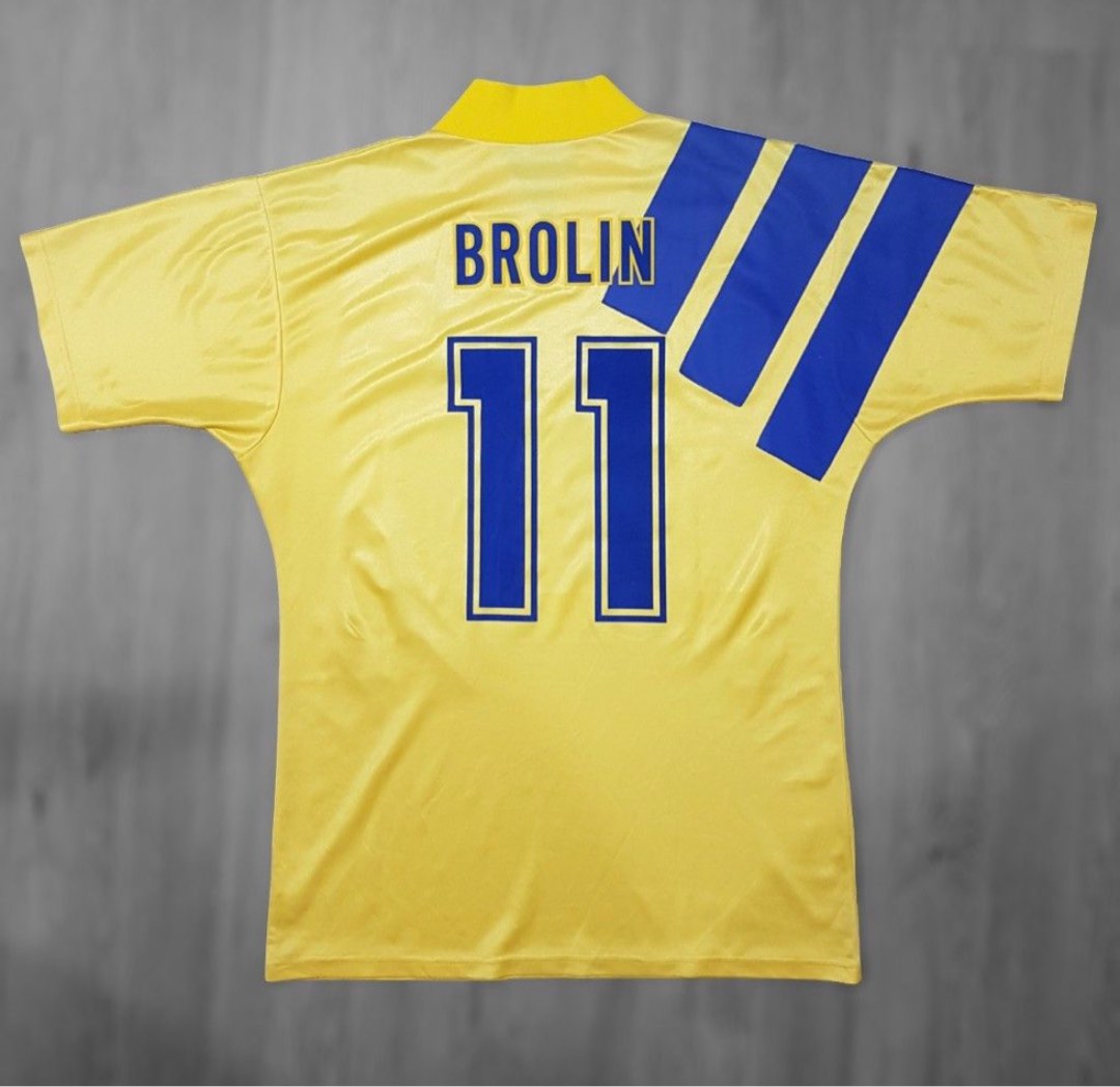 #11 Brolin Sweden euro 1992 soccer/football jersey/kit rare/retro ...