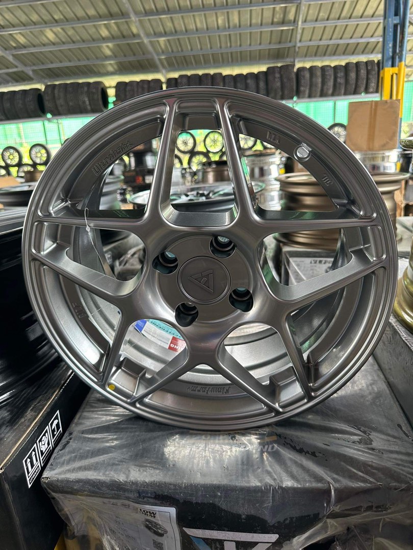 15” VLF-36 Hyperblack Mags 4Holes pcd 100 Bnew, Car Parts & Accessories ...