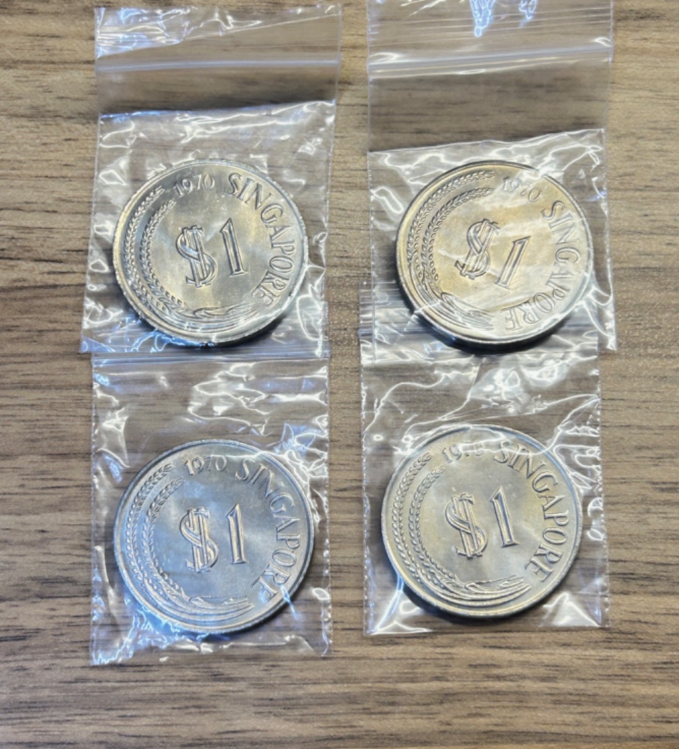 1970 $1 First Series Singapore Merlion Coin, Hobbies & Toys ...