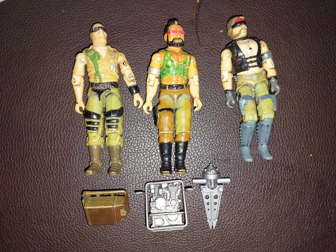 1980's GI Joe Dreadnoks Buzzer, Ripper, Torch, Hobbies & Toys, Toys ...