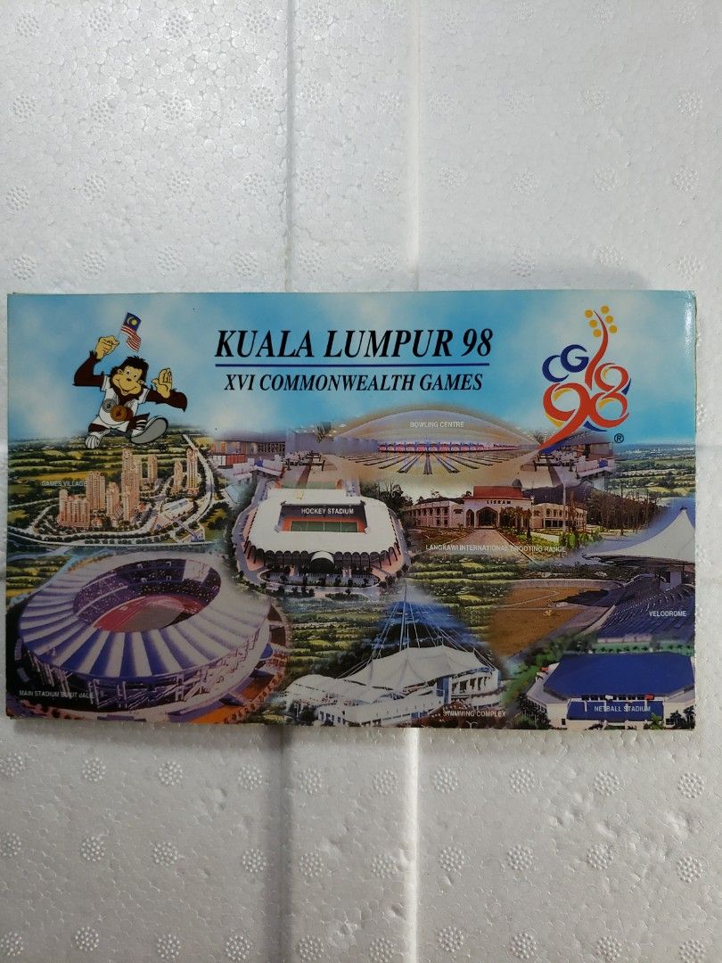 [ one ] 1998 KUALA LUMPUR 98 VVI COMMONWEALTH GAMES RM50 COMMEMORATIVE POLYMER BANKNOTE ...