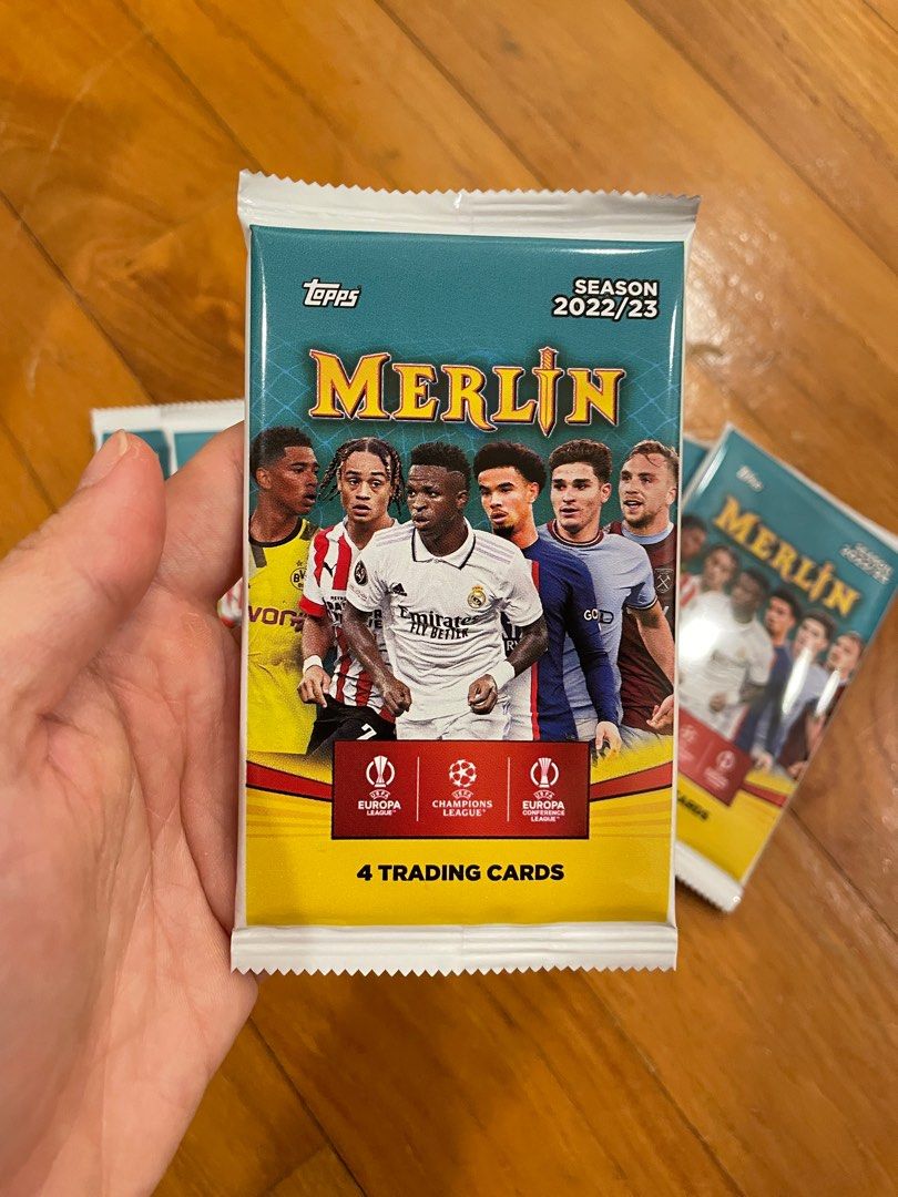 2023 Topps Merlin Soccer Blaster Value Box, Hobbies & Toys, Toys ...