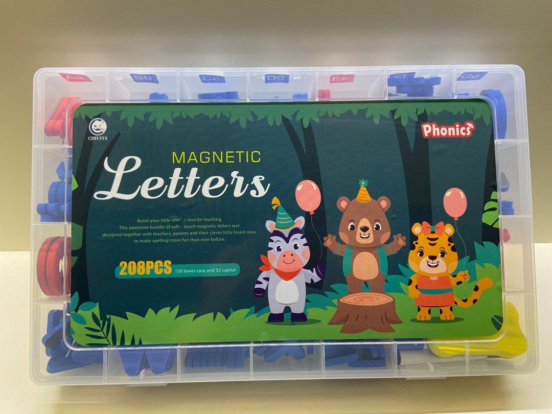 208 pcs Montessori Letters/ Montessori Alphabets Magnetic Letters ...
