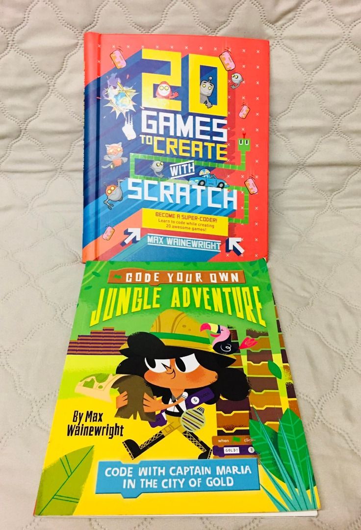 20 Games To Create With Scratch (hard cover)and Code Your Own Jungle ...