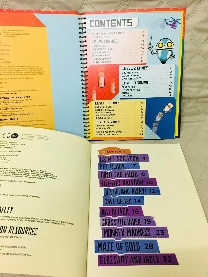 20 Games To Create With Scratch (hard cover)and Code Your Own Jungle ...