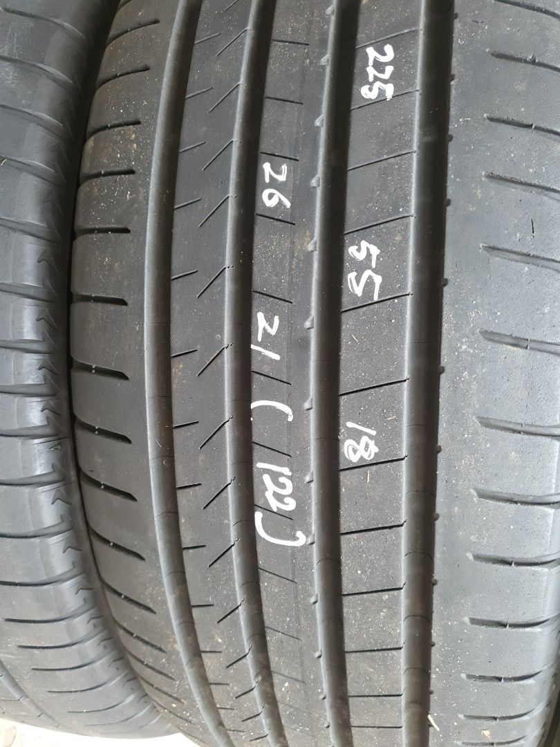 225/55/18 Bridgestone A001 tyres. 09, Car Accessories, Tyres & Rims on Carousell