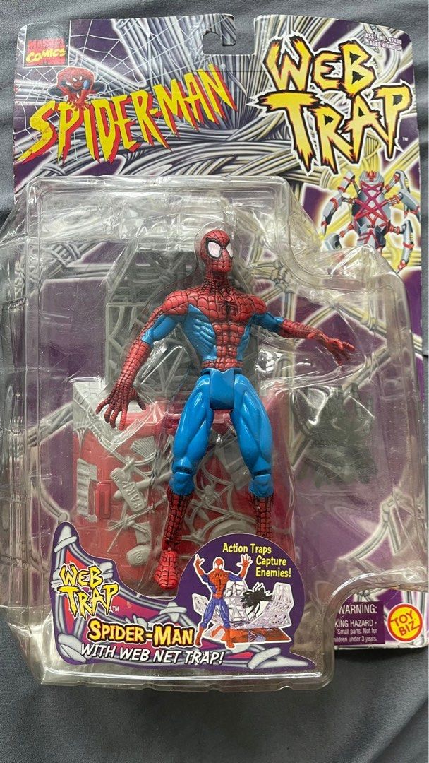 2 Pieces Original Spider-Man With Web Net Trap & Venom-The Symbiote ...