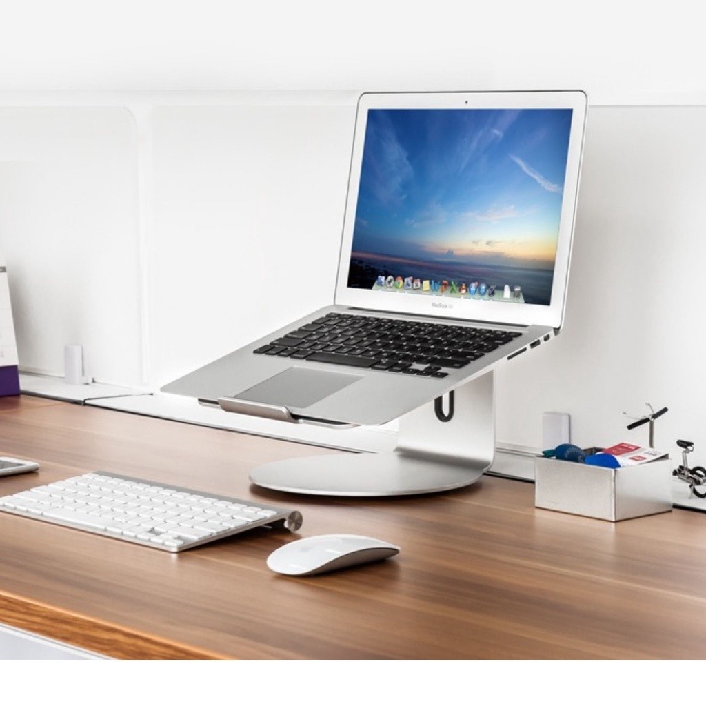 360 Degree Rotating Base Hollow Design Aluminium Alloy Laptop Stand ...