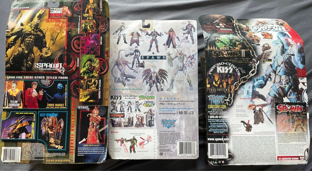 3 Pieces Original Todd McFarlane Spawn Series, Mandarin Spawn : The ...