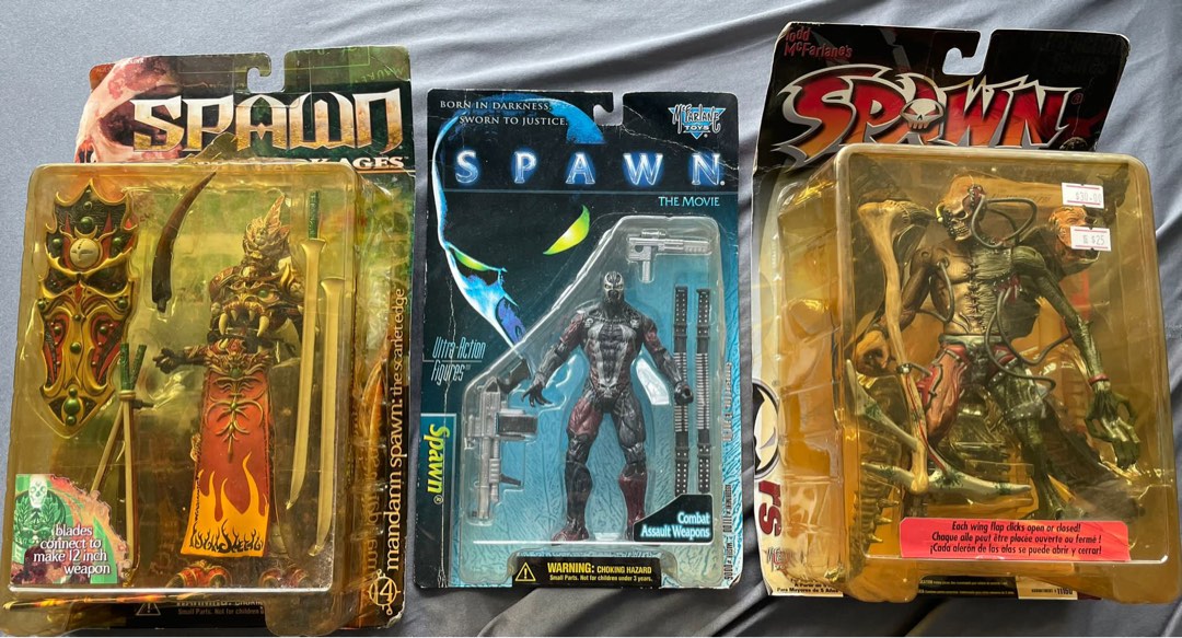 3 Pieces Original Todd McFarlane Spawn Series, Mandarin Spawn : The ...
