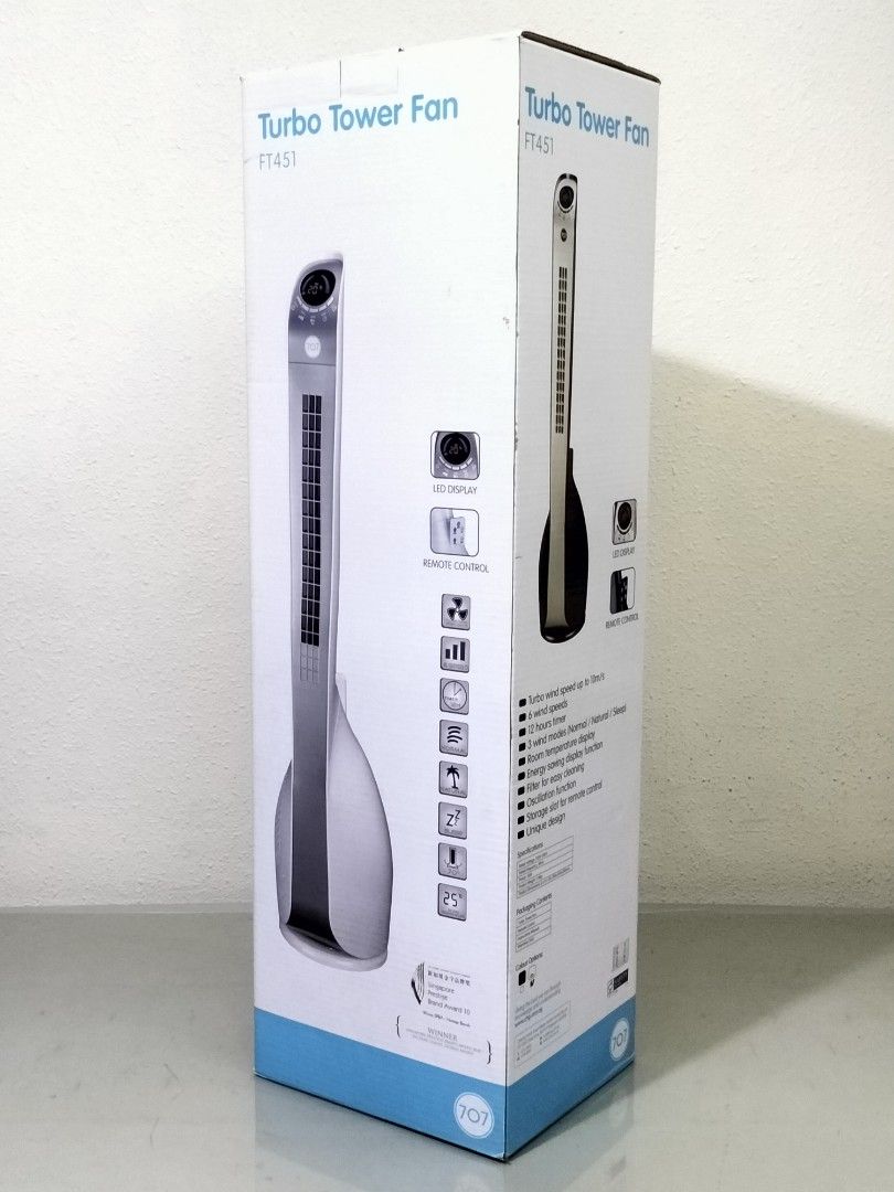 [Spare Parts] 707 Turbo Tower Fan, Furniture & Home Living, Lighting ...