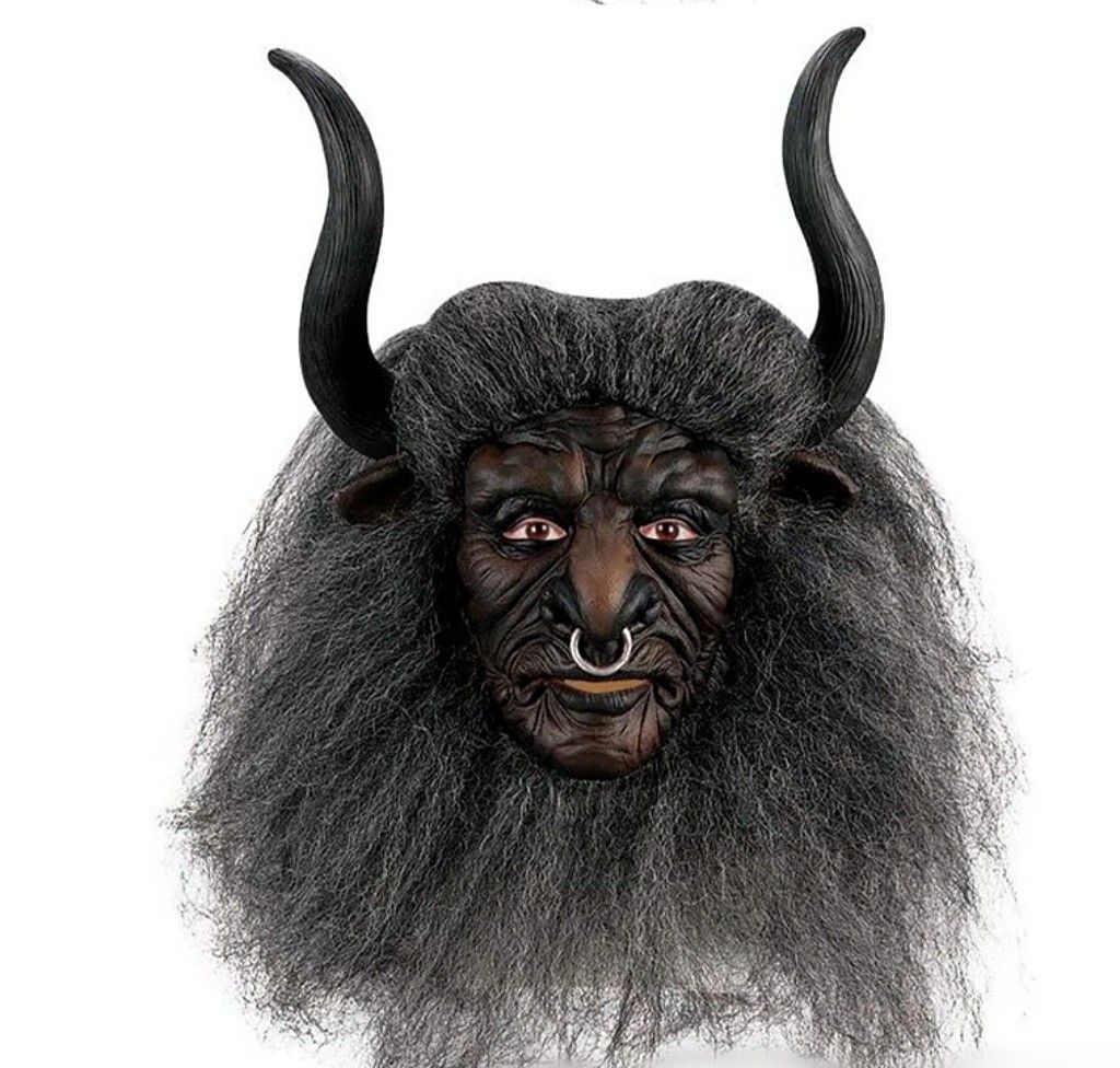 逼真牛魔王面具 萬聖節裝扮 Halloween cosplay party Bull Demon King bull devil Mask ...