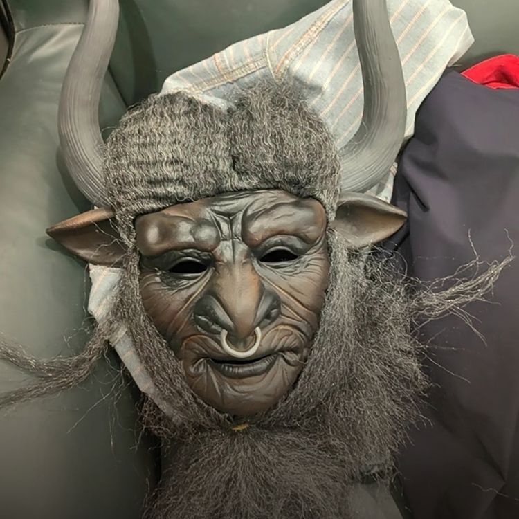 逼真牛魔王面具 萬聖節裝扮 Halloween cosplay party Bull Demon King bull devil Mask ...