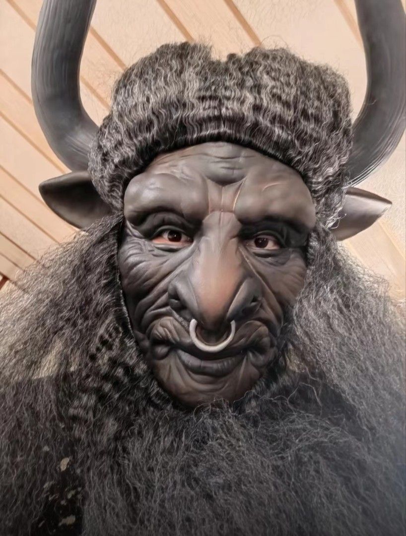 逼真牛魔王面具 萬聖節裝扮 Halloween cosplay party Bull Demon King bull devil Mask ...