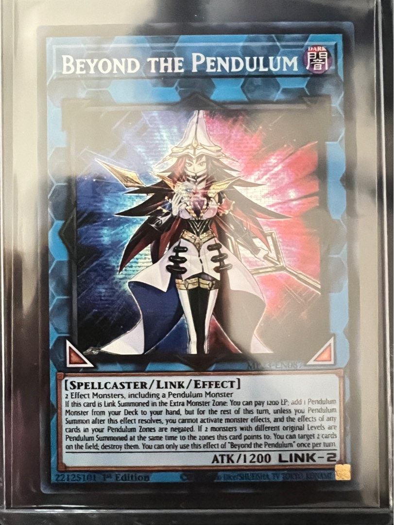 遊戲王 Yugioh: Beyond The Pendulum MP23 Prismatic Secret 1st [Pendulum], 興趣及遊戲, 收藏品及紀念品, 明星周邊 ...