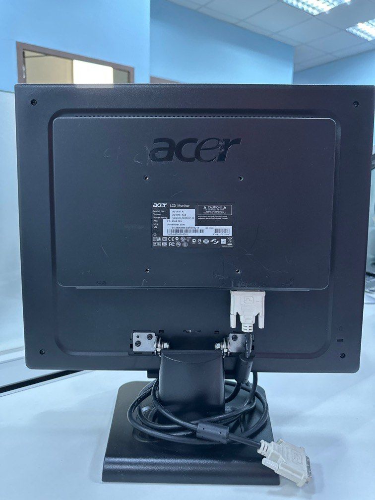 Acer monitor Model AL1916, Computers & Tech, Desktops on Carousell