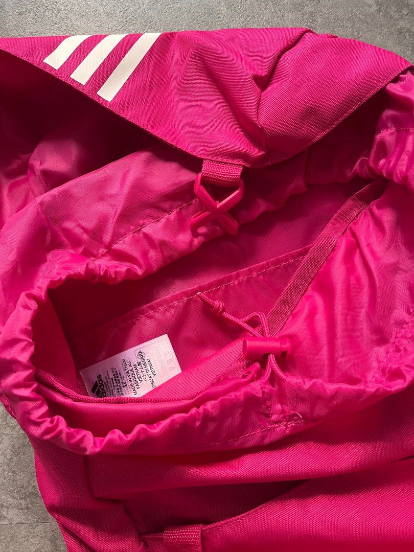 Adidas Hot Pink Backpack, Women's Fashion, Bags & Wallets, Backpacks on ...
