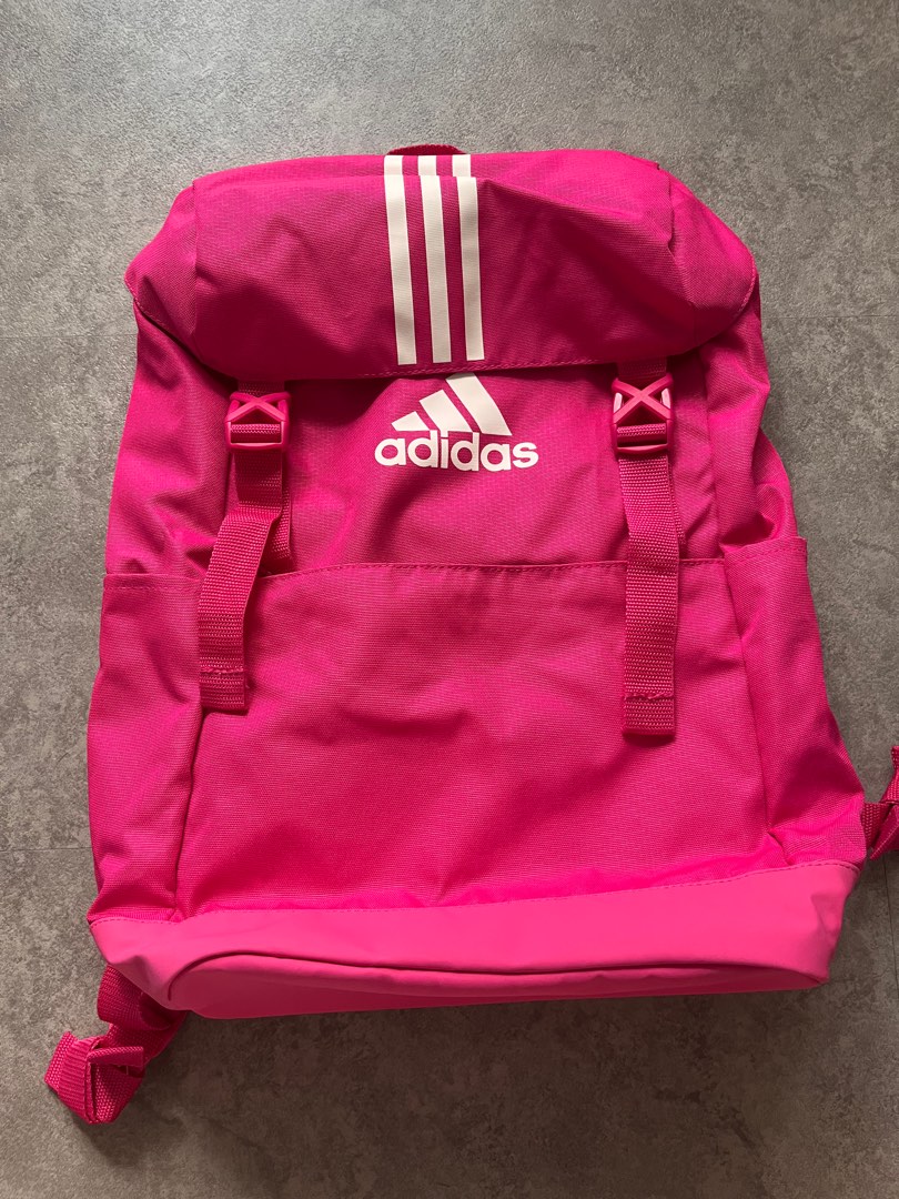 Adidas Hot Pink Backpack, Women's Fashion, Bags & Wallets, Backpacks on ...