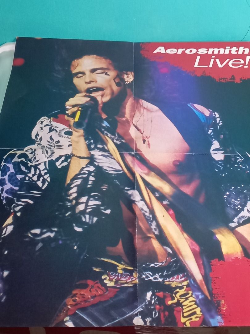 Aerosmith Live! Mark Putterford Magazine Poster Included, Hobbies & Toys, Books & Magazines ...