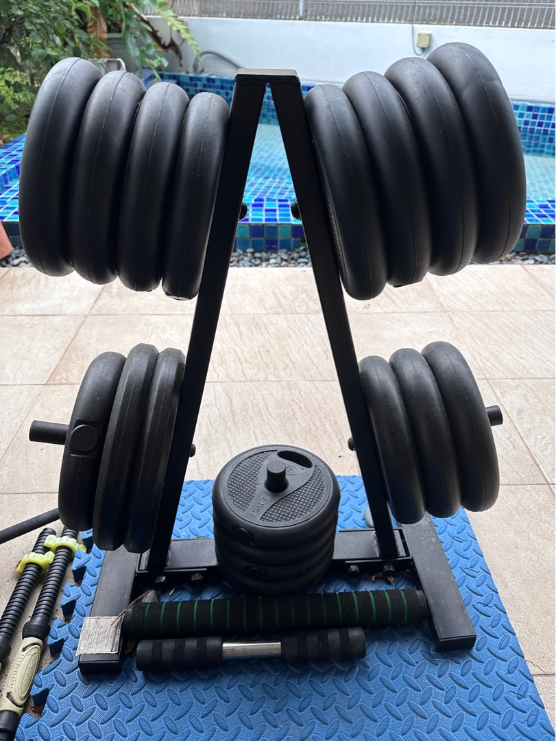 A-Frame Weight Plate Rack, Sports Equipment, Exercise & Fitness ...