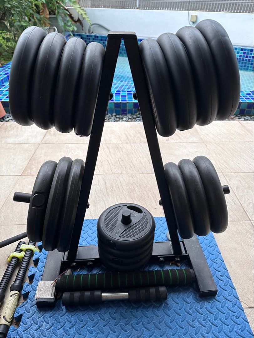 A-Frame Weight Plate Rack, Sports Equipment, Exercise & Fitness ...