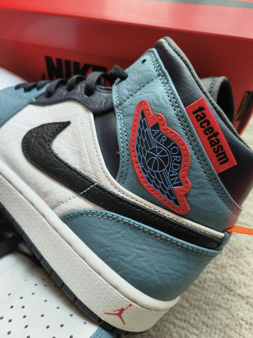 AIR JORDAN 1 MID FACETASM, Men's Fashion, Footwear, Sneakers on Carousell