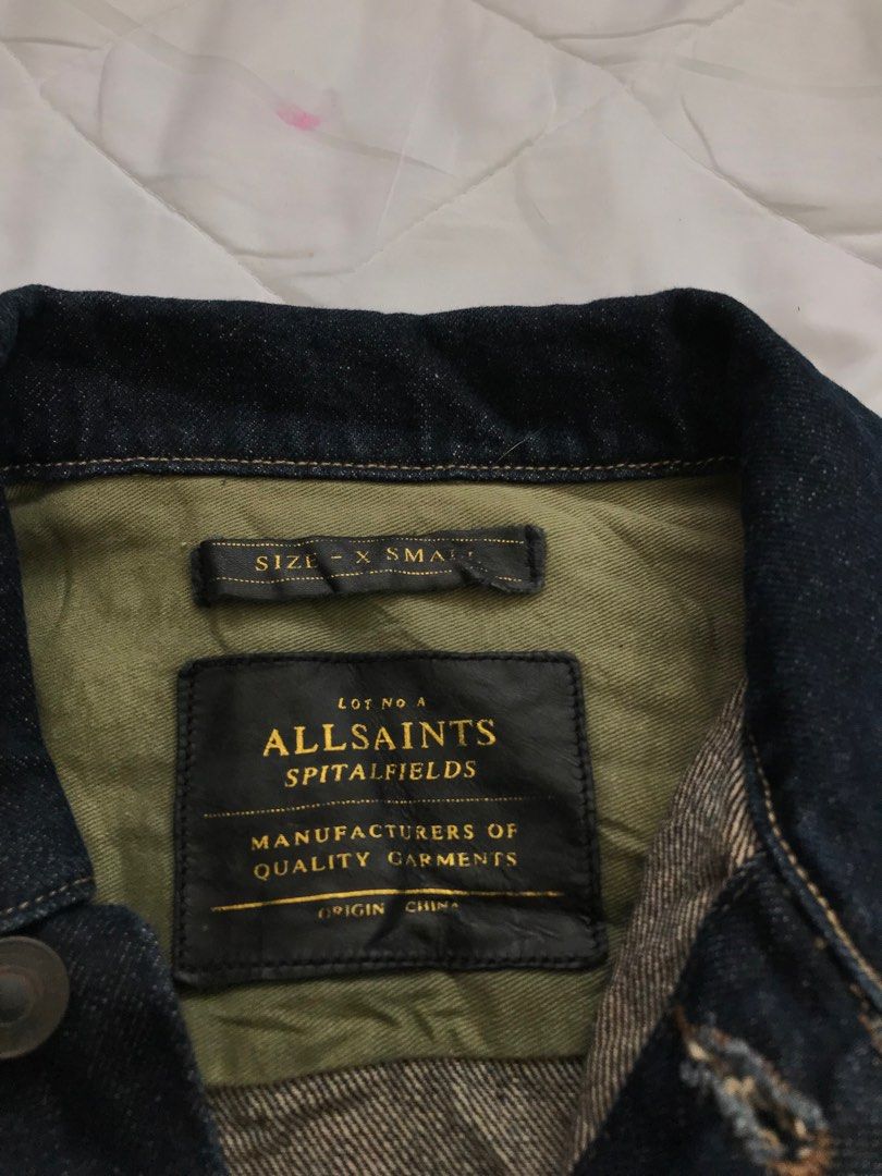 All Saints Spitalfields Denim Jacket, Men's Fashion, Coats, Jackets and ...