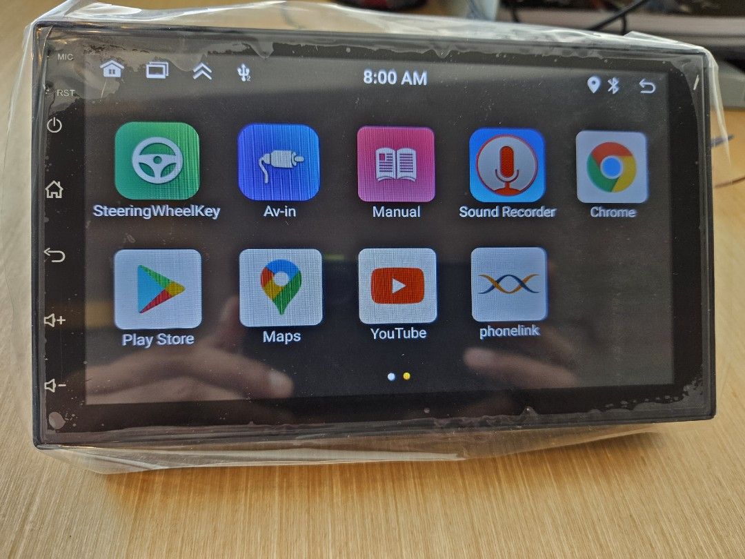 BNIB ANDROID CAR RADIO 7 Inch Standard Double Din Head Unit - Wireless ...