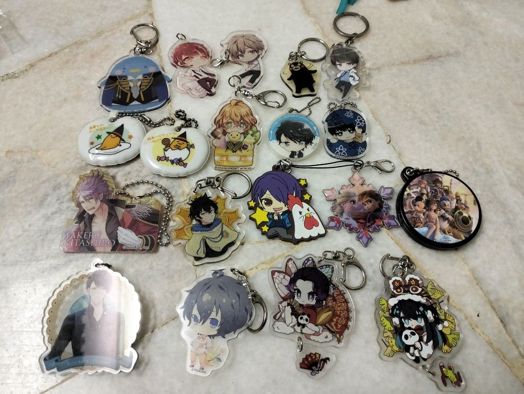 Anime keychains ky rm1 each, Hobbies & Toys, Collectibles & Memorabilia ...