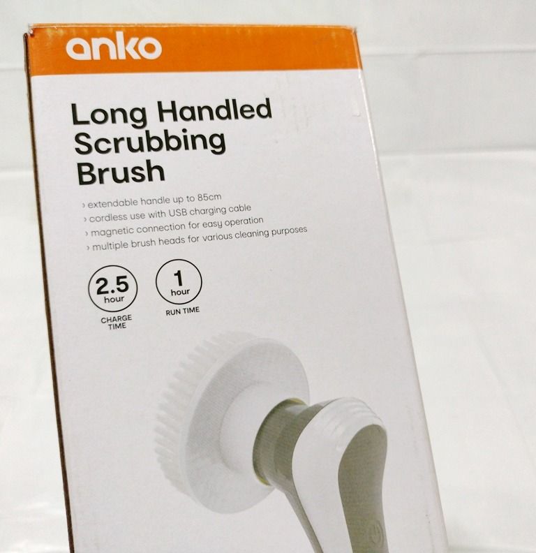 USB Rechargeable Cordless Scrubbing Brush, Furniture & Home Living ...