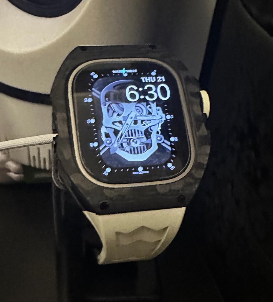 Apple Watch ultra ultra2 custom 49mm carbon titanium quality case ...