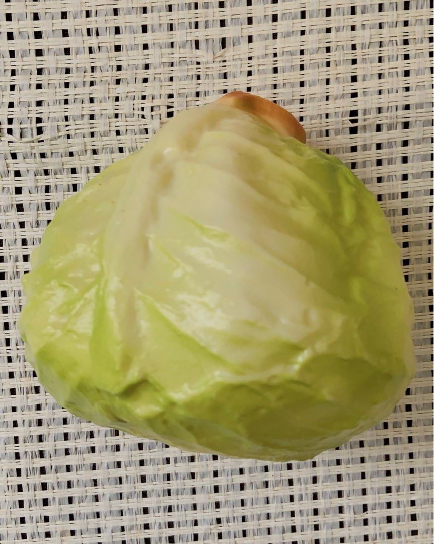 Artificial Lifelike Plastic Cabbage Decoration, Hobbies & Toys ...
