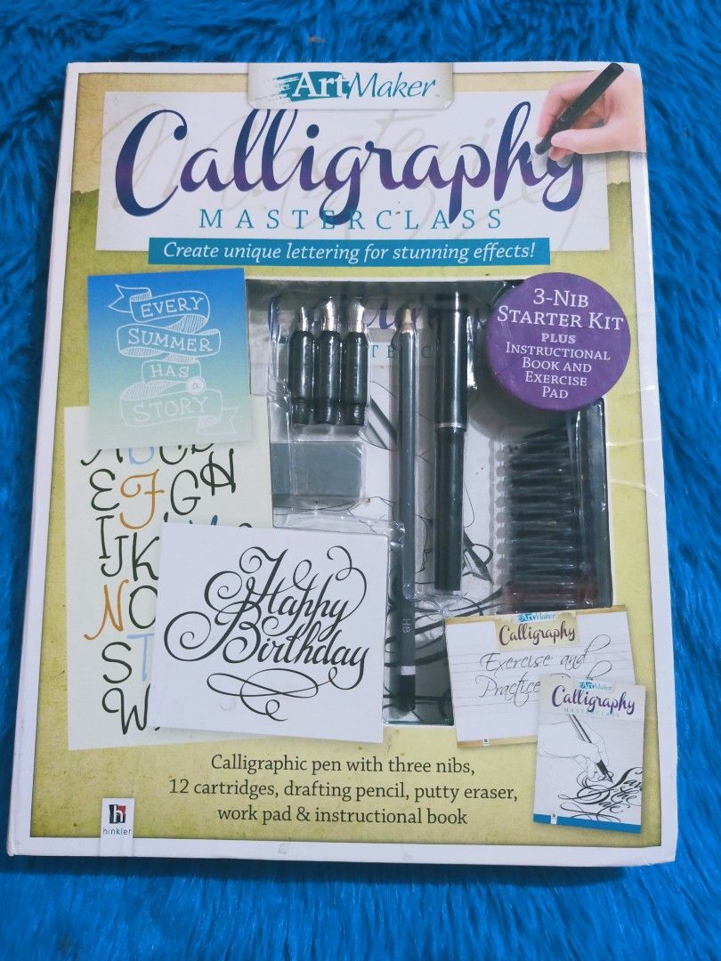 ArtMaker Calligraphy MasterClass Set, Hobbies & Toys, Stationary ...