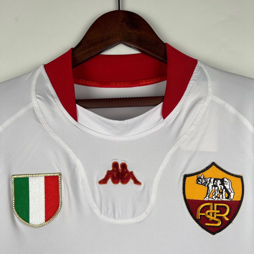 AS Roma Retro Away Jersey 2001/02, Sports Equipment, Sports & Games ...