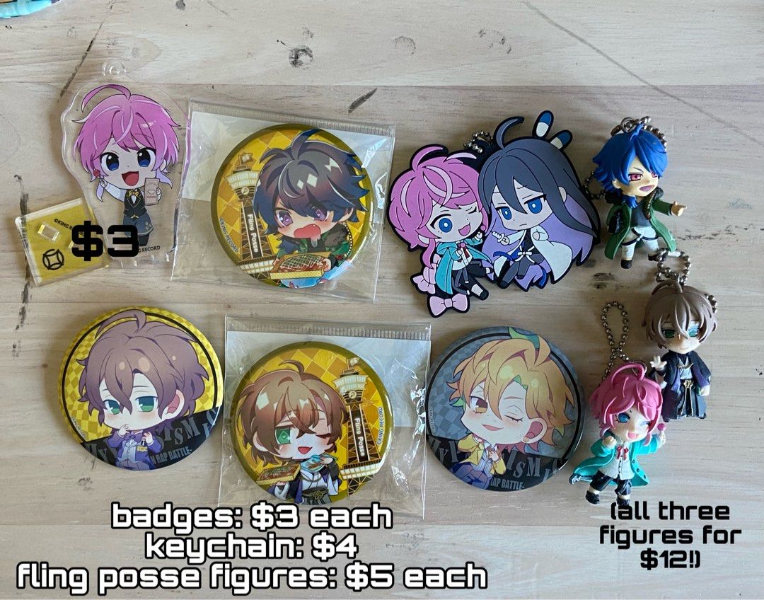 anime merch clearance keychain badge bungo stray dogs bsd genshin ...