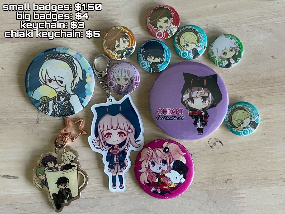 anime merch clearance keychain badge bungo stray dogs bsd genshin ...