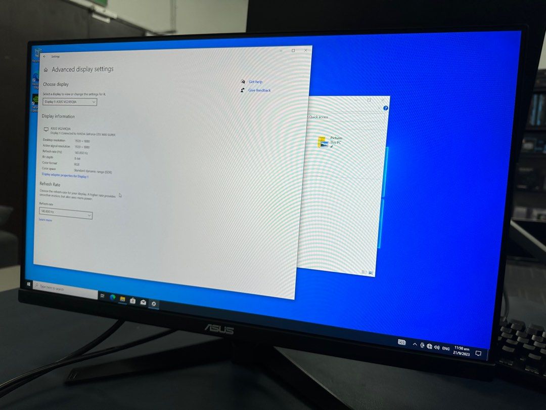 Asus Tuf VG249 Q1A Gaming monitor 24inch 144hz With build on speaker ...