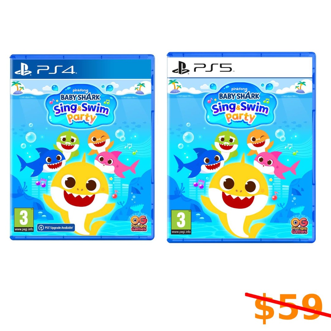 Baby Shark: Sing & Swim Party Brand New (PS4/PS5/Nintendo Switch ...