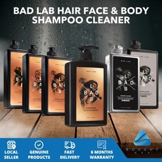 BAD LAB Hair Face & Body Shampoo 3-in-1 Cleaner - 400ml/800ml. Control ...