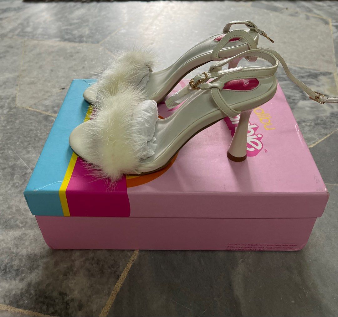 Barbie Bombshell Open Toe Heels, Women's Fashion, Footwear, Heels on ...
