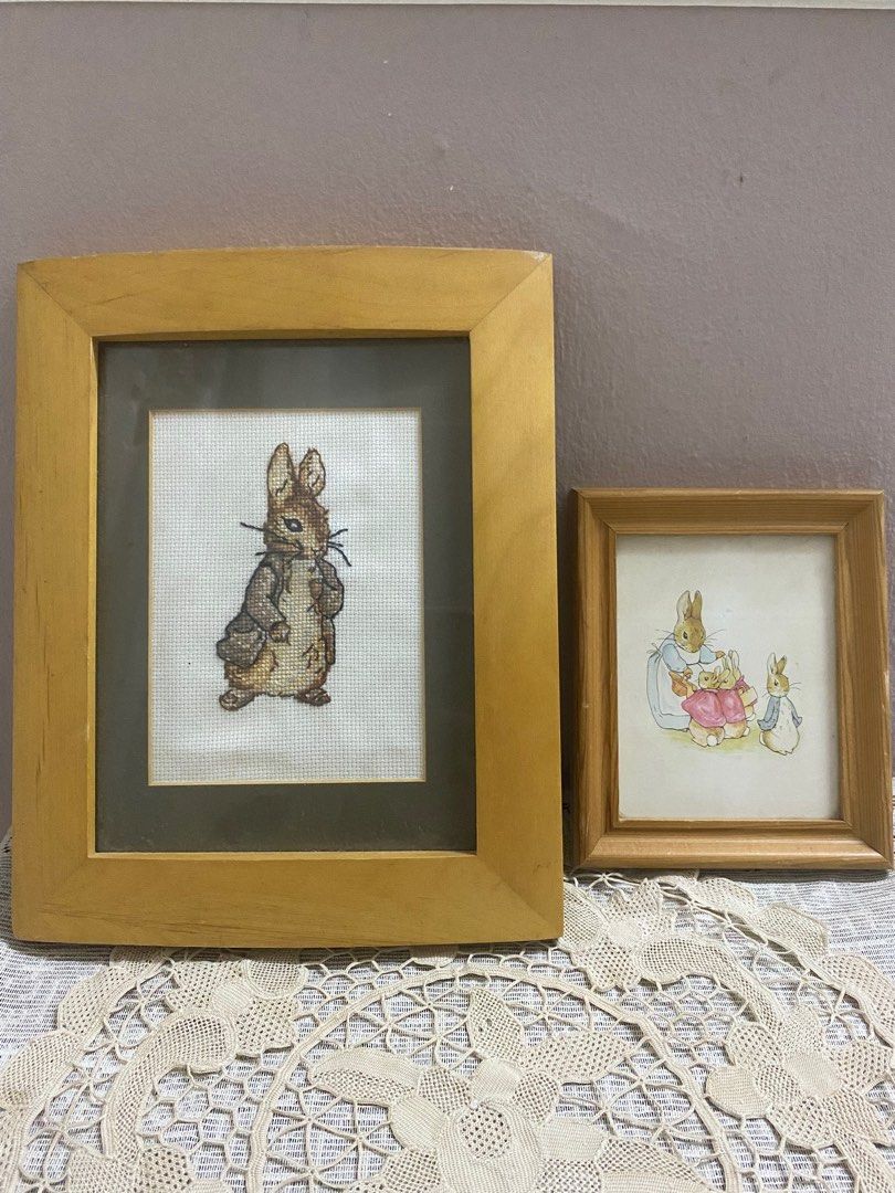 Beatrix Potter Peter Rabbit frame, Furniture & Home Living, Home Decor ...