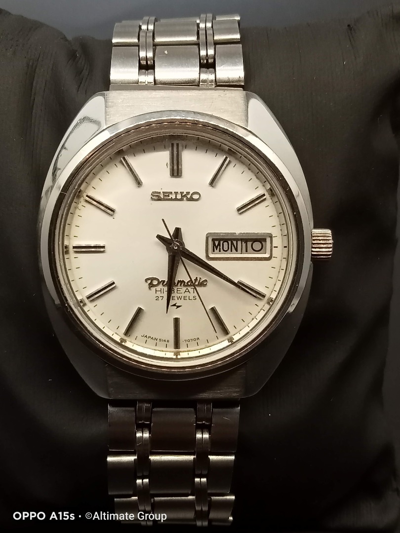 Birthday Watch July 1970! Seiko 5146-7040 Presmatic Weekdater 27J ...