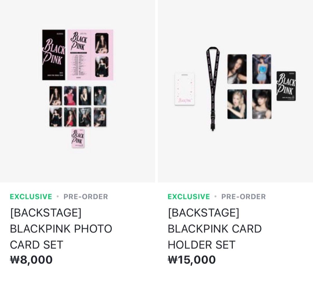 BLACKPINK World Tour Born Pink Backstage Official Goods, Hobbies & Toys ...