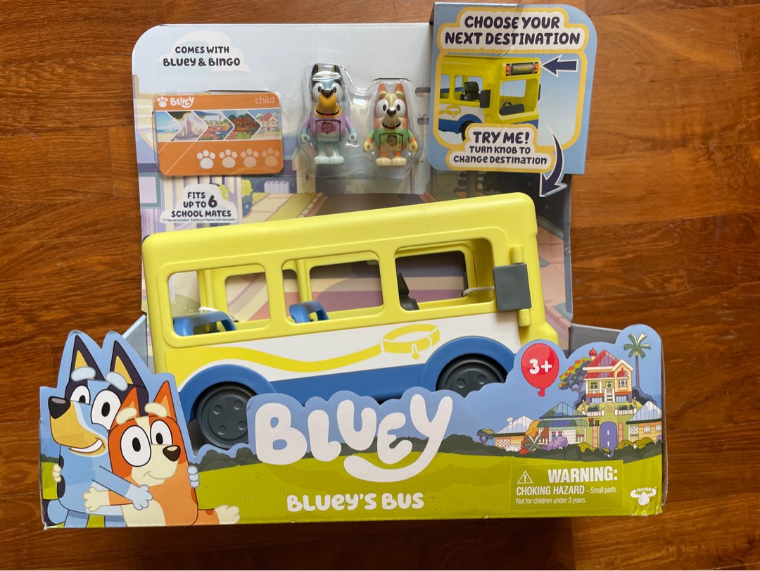 Bluey Bus set / Three house set, Babies & Kids, Infant Playtime on ...