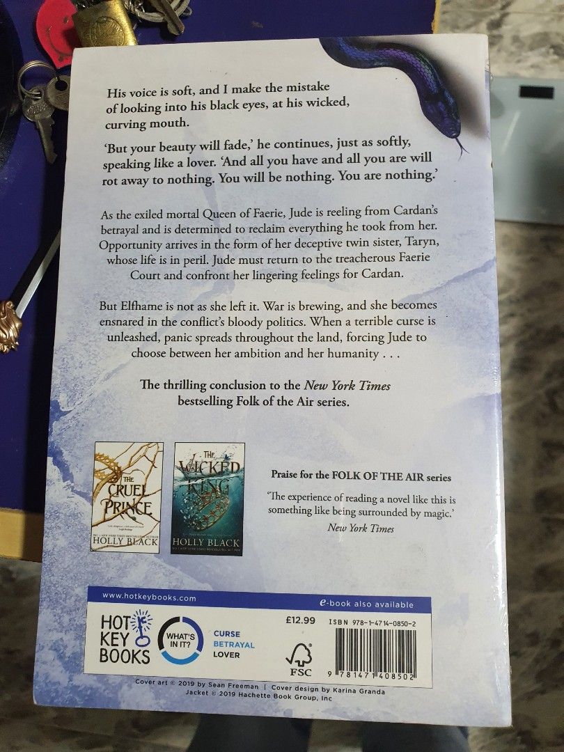 Book-The queen of nothing, Hobbies & Toys, Books & Magazines, Fiction ...