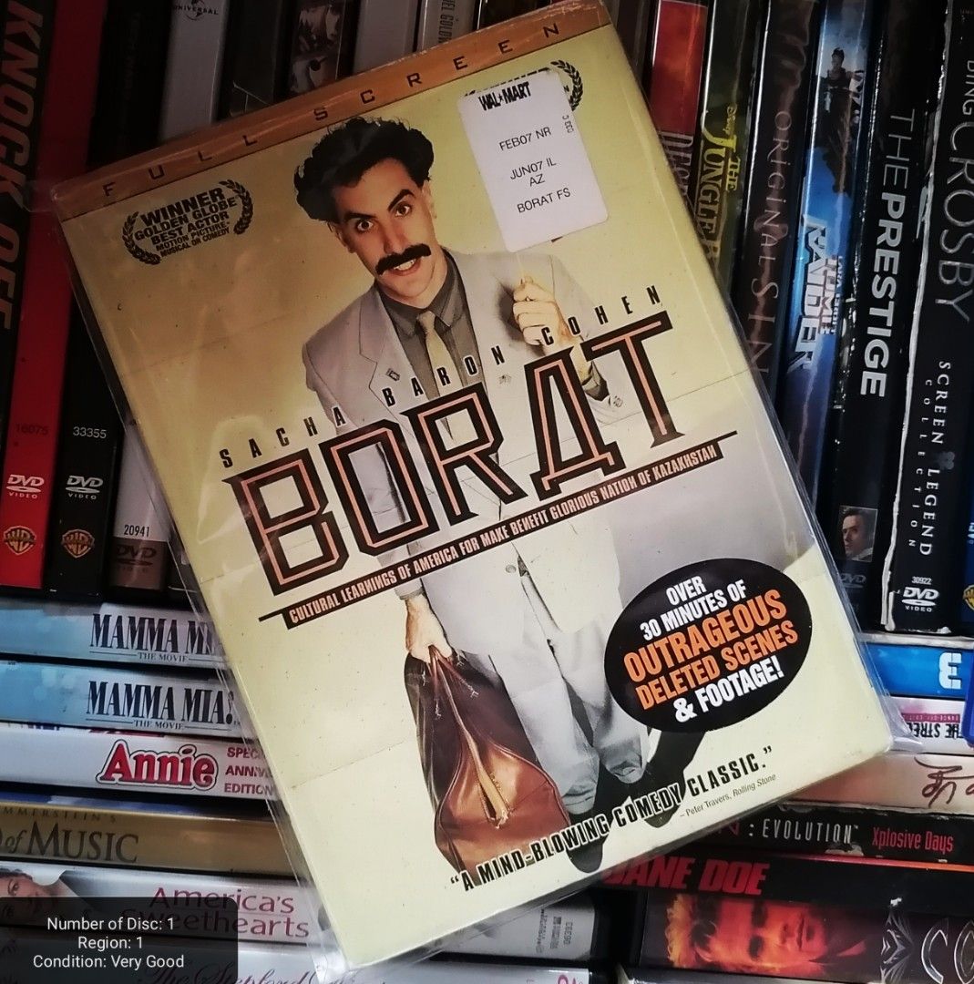 Borat DVD Movie Original DVD Movies DVDs Movie For Sale Foreign Films ...