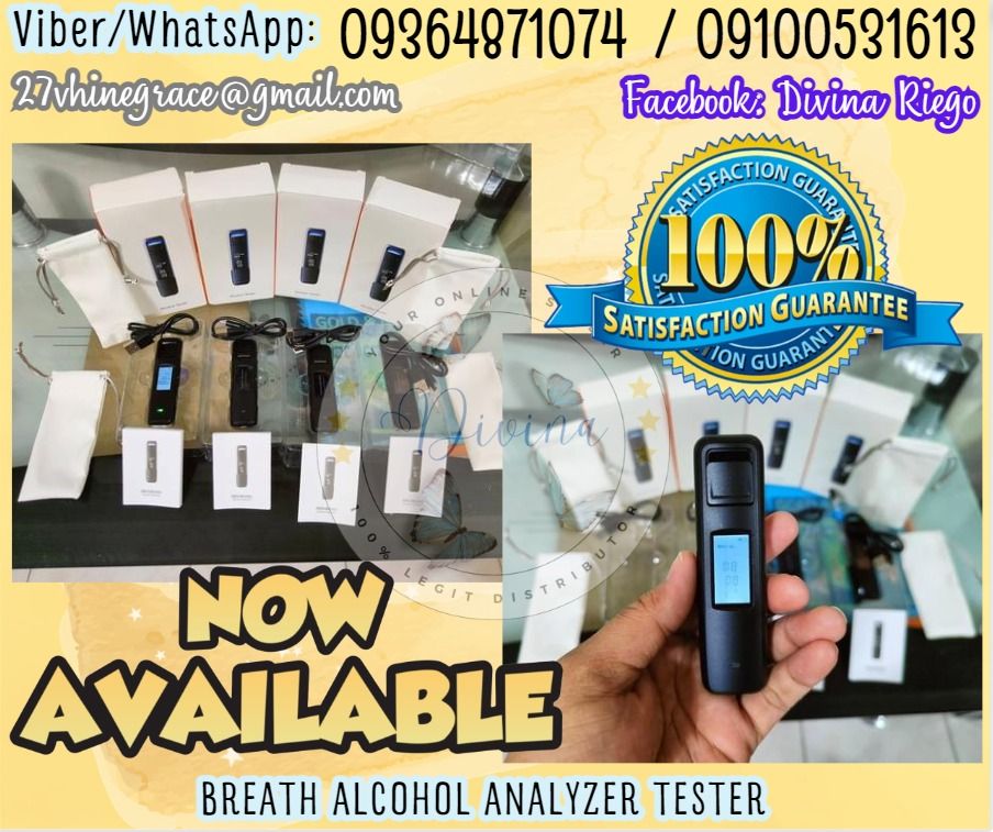 BREATH ALCOHOL ANALYZER TESTER ON HAND TODAY, Furniture & Home Living ...