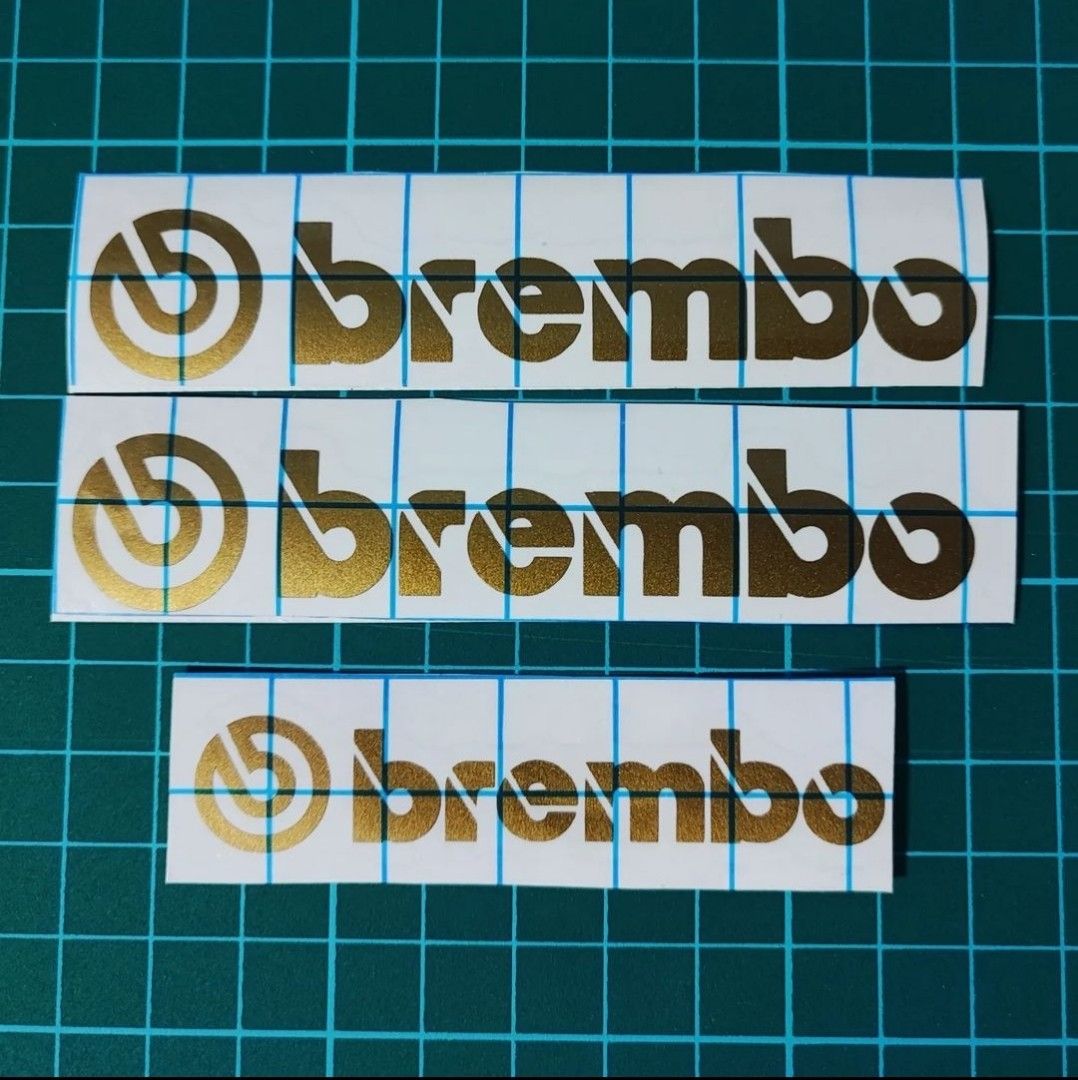 Brembo Sticker, Car Accessories, Accessories on Carousell