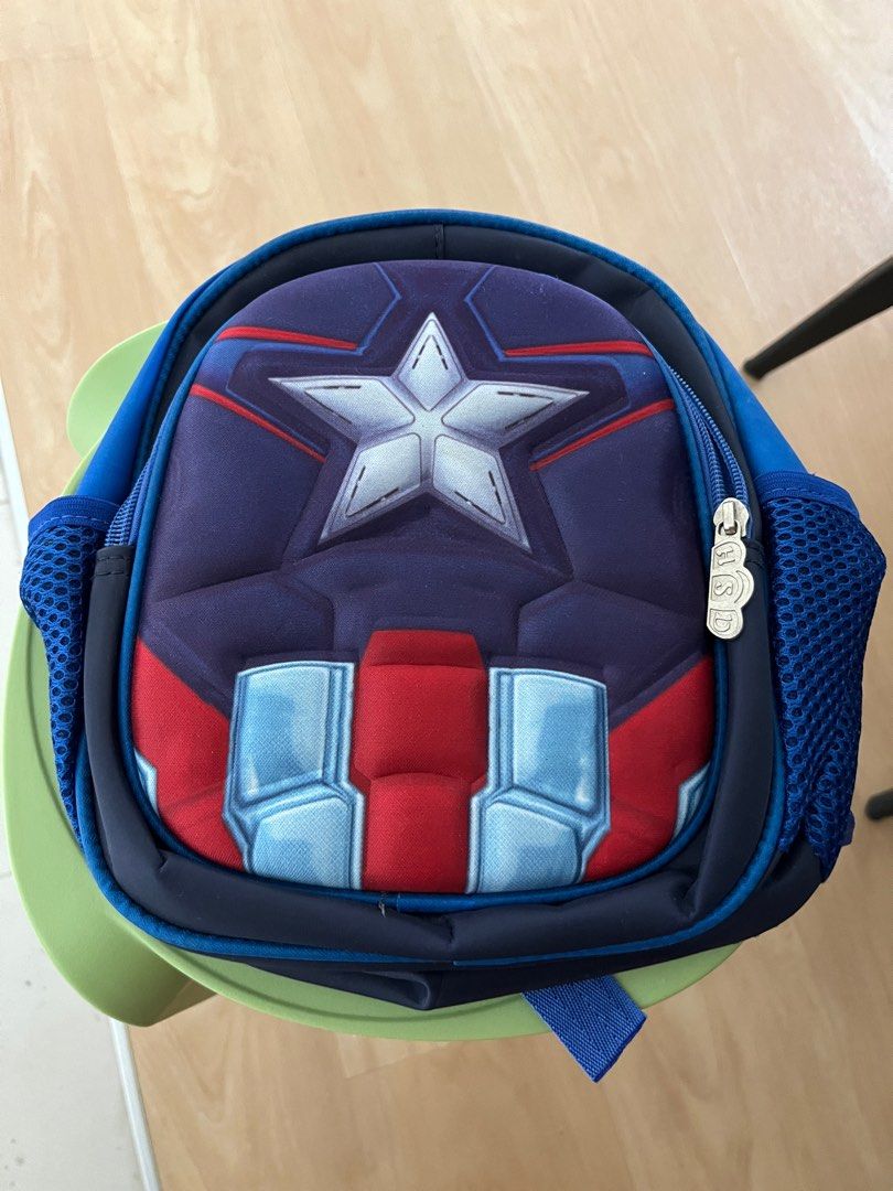 Captain america backpack, Babies & Kids, Babies & Kids Fashion on Carousell