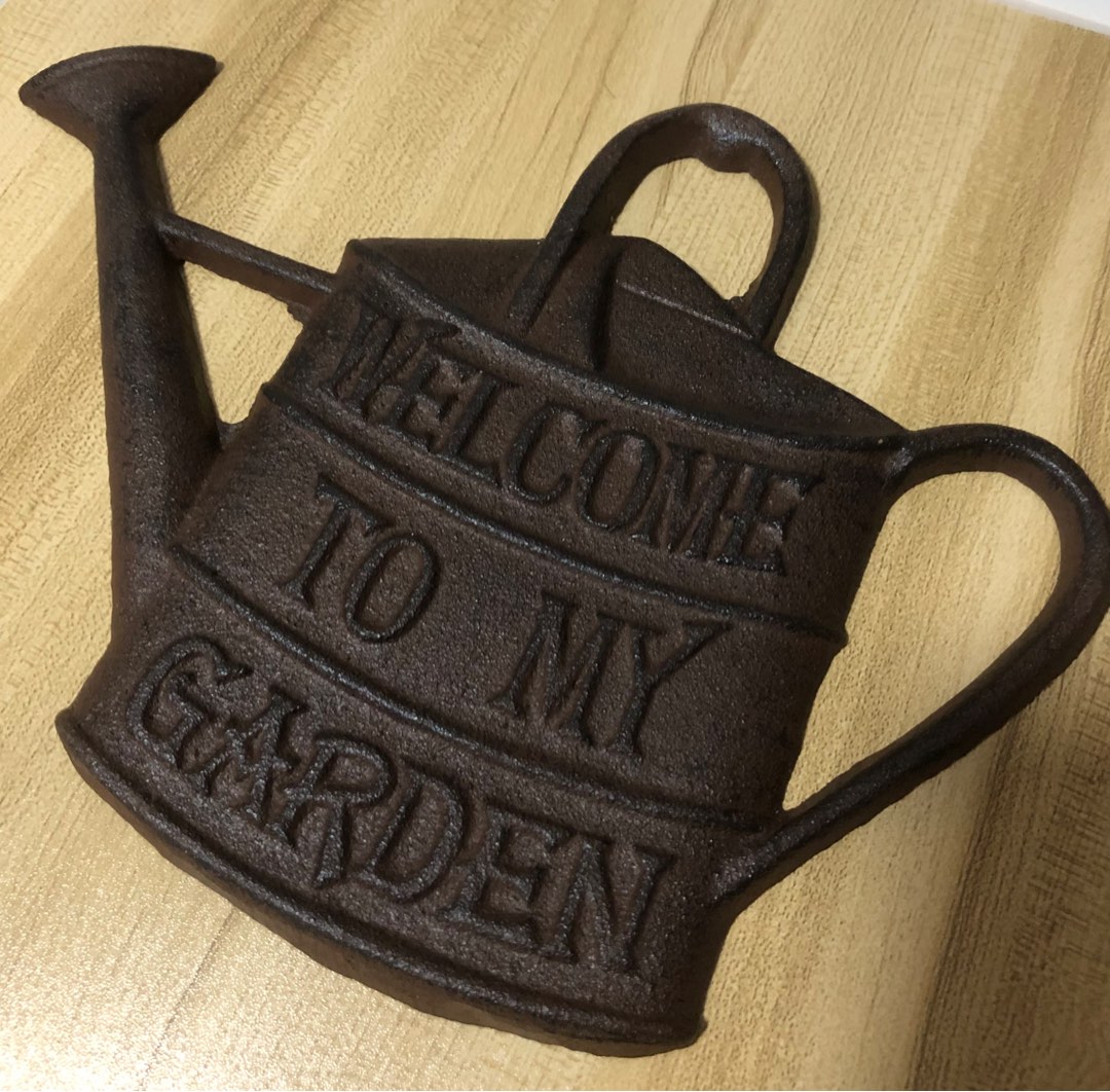 Cast iron garden wall decor, Furniture & Home Living, Home Decor, Wall ...